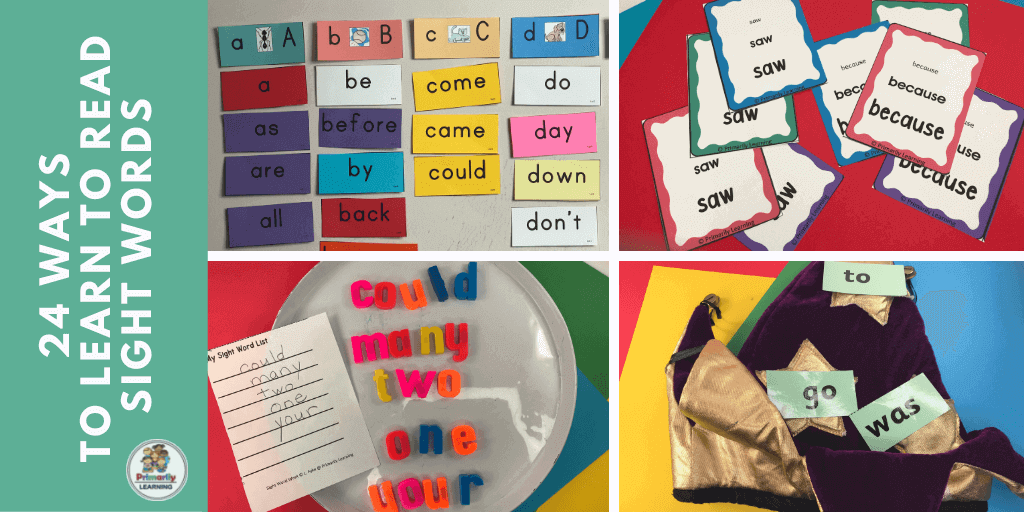 24 Ways to Learn to Read Sight Words | Primarily Learning