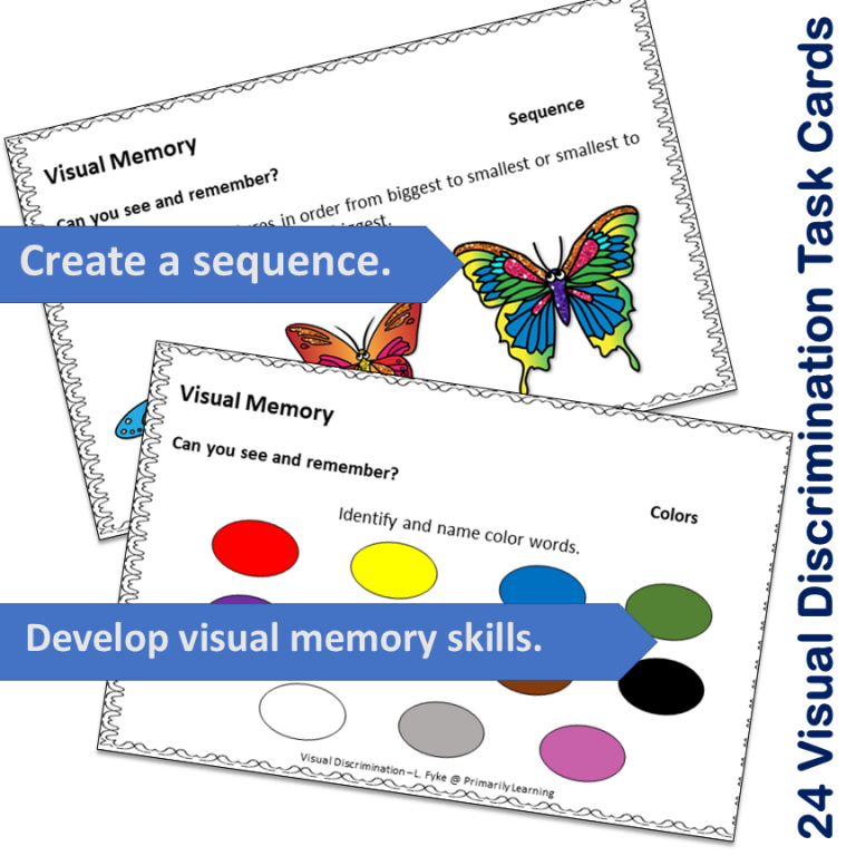 Early Literacy Visual Discrimination | Primarily Learning