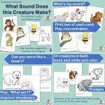 Vocabulary: Animals Sounds | Primarily Learning
