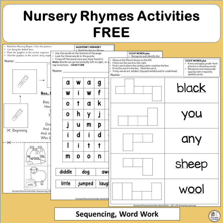 Early Literacy FREEBIES | Primarily Learning | Niagara