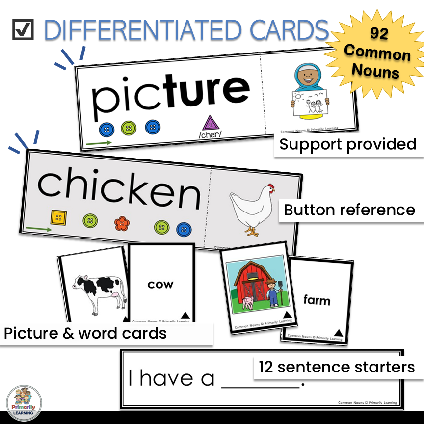 Explaining Common Nouns to Kids: A Fun and Simple Guide • Primarily ...